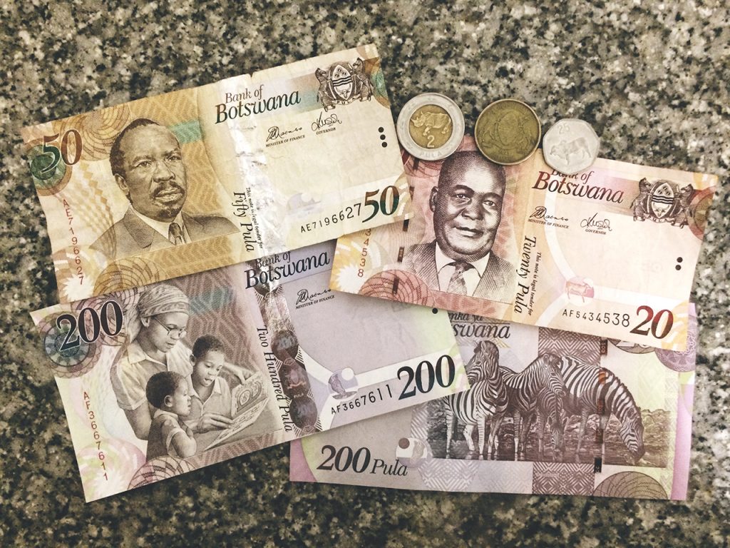 Botswana Currency Pula Le Thebe YourBotswana